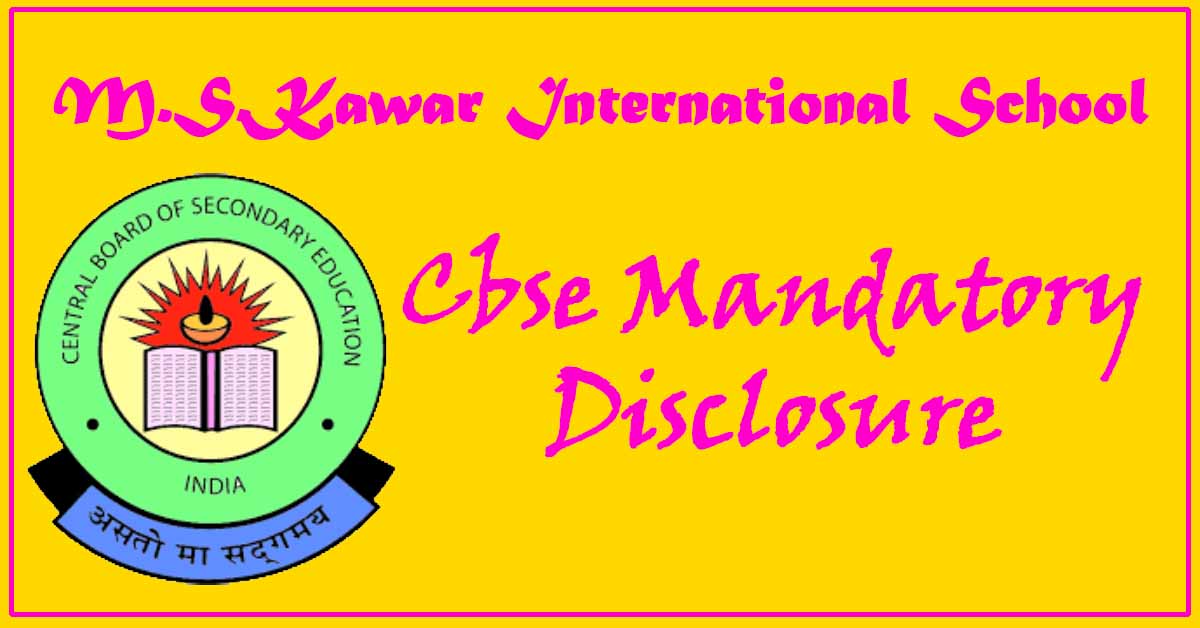 Mandatory Public Disclosure - M S KAWAR